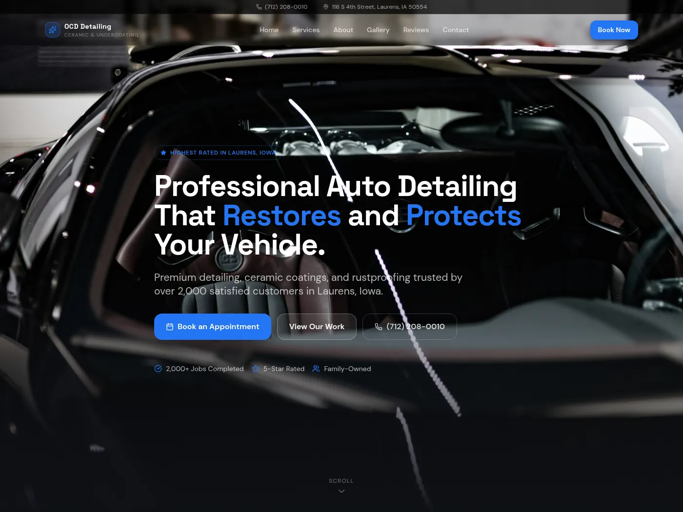 OCD Detailing Website