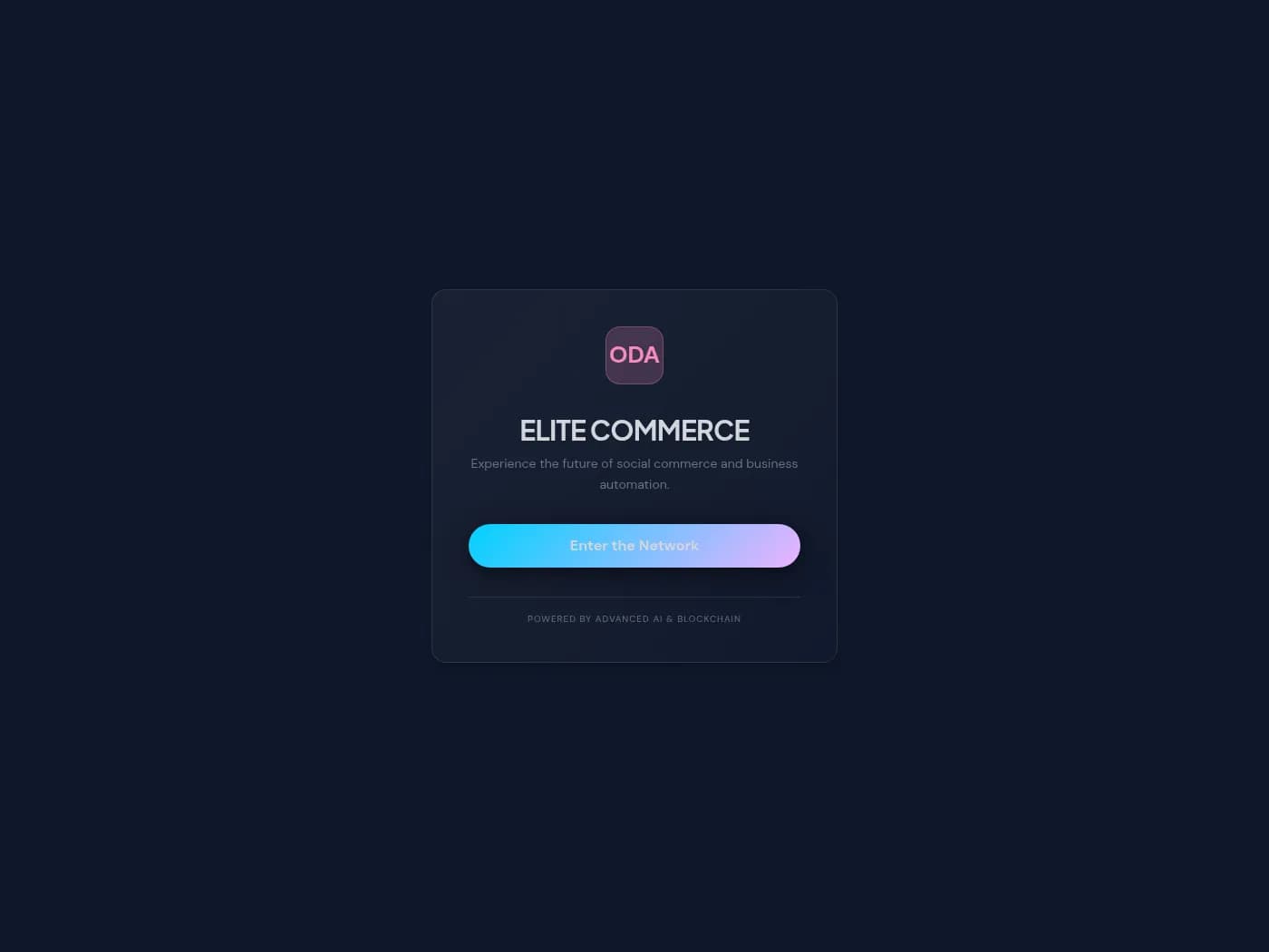 ODA Shopping Platform