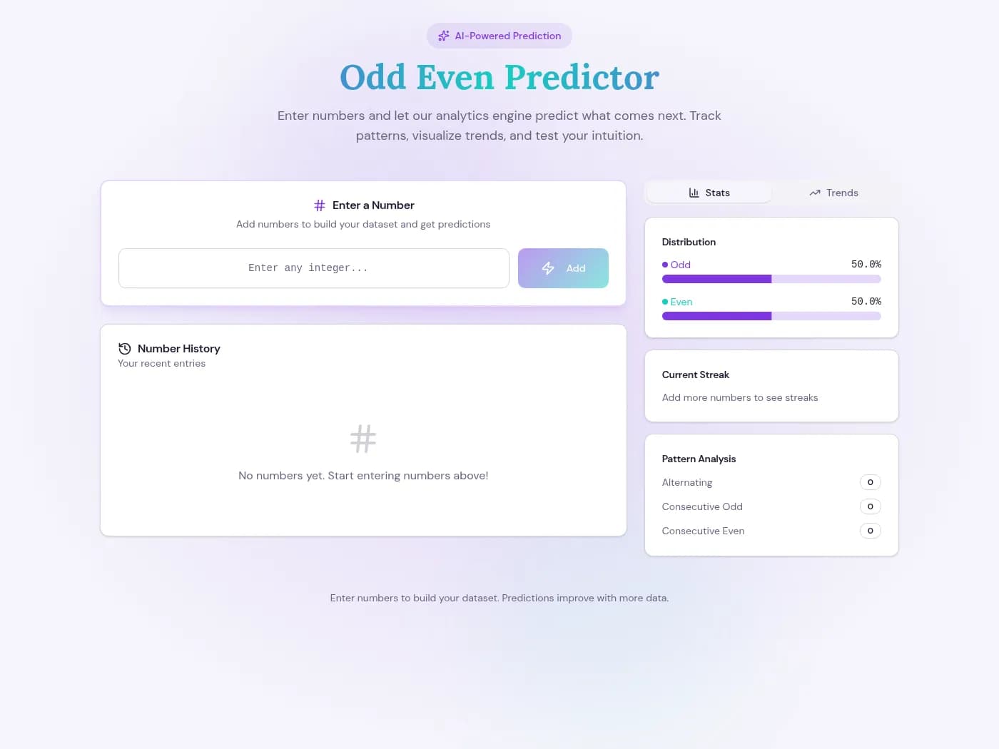 Odd Even Predictor