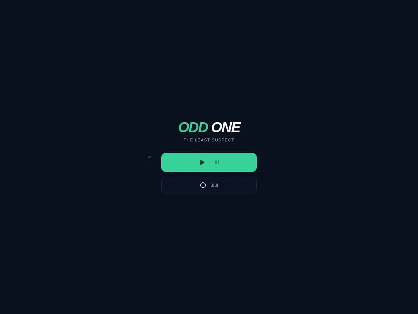 Odd One: Least Suspect
