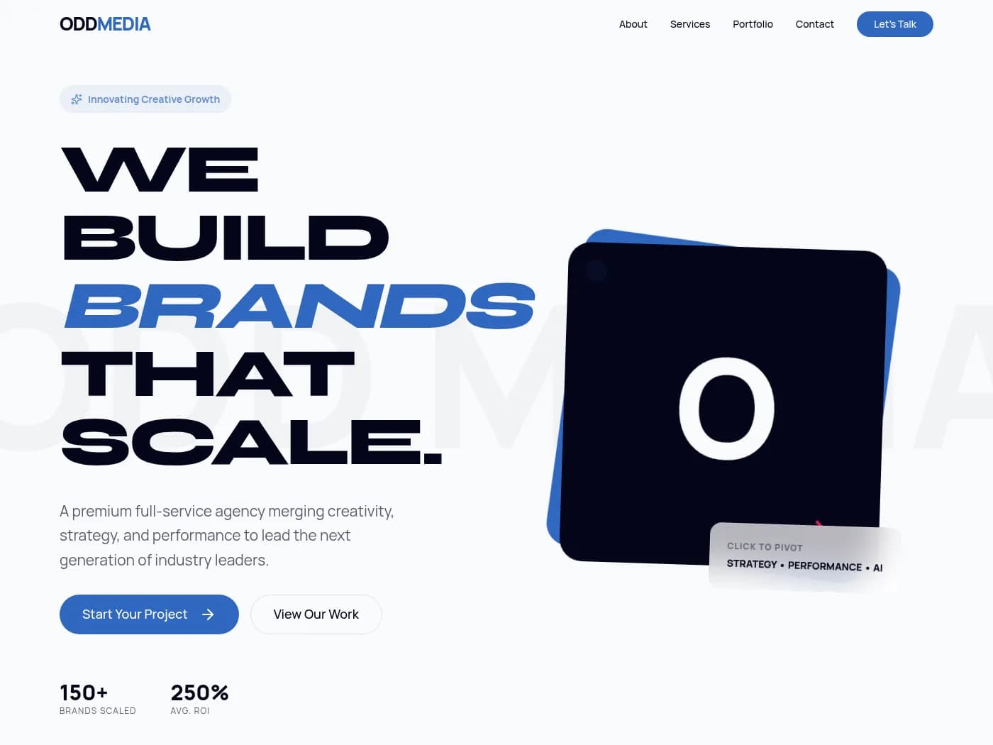 ODD Media Agency Site