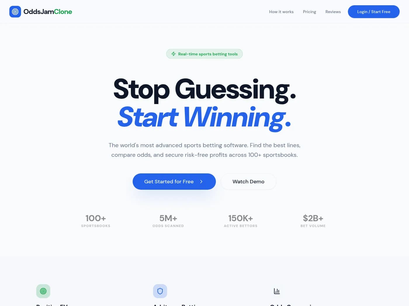 OddsJam Clone