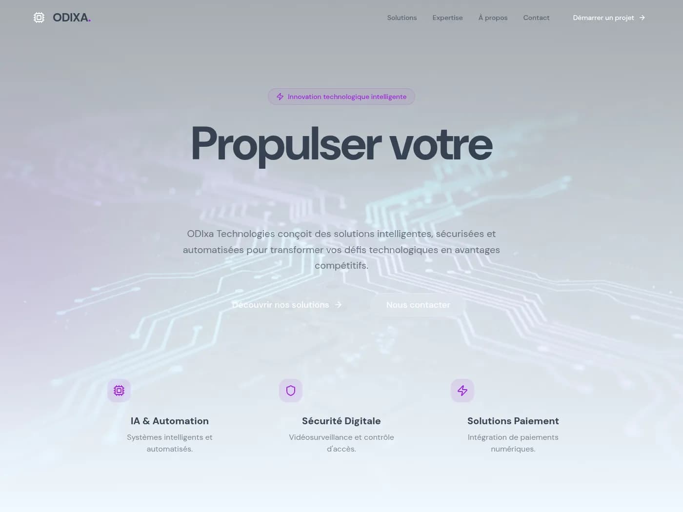 ODIXA Tech Solutions Site