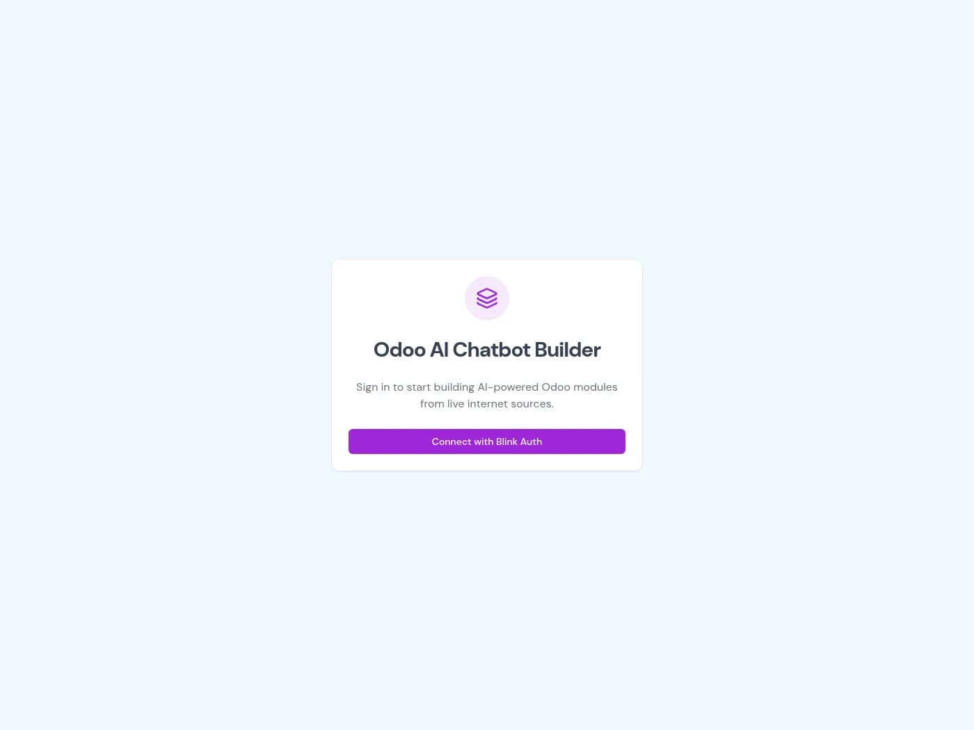 Odoo AI Chatbot Builder