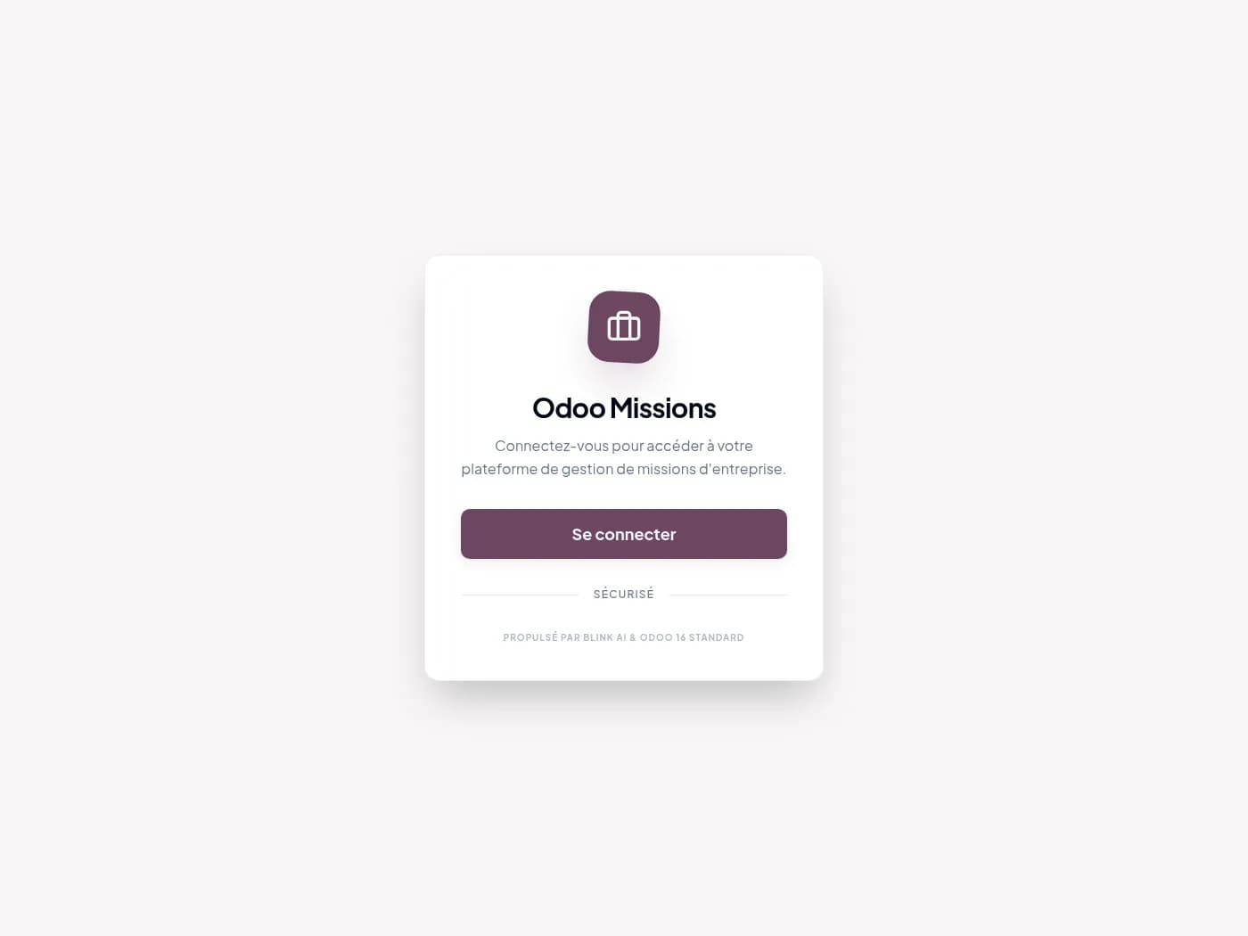 Odoo Mission Manager