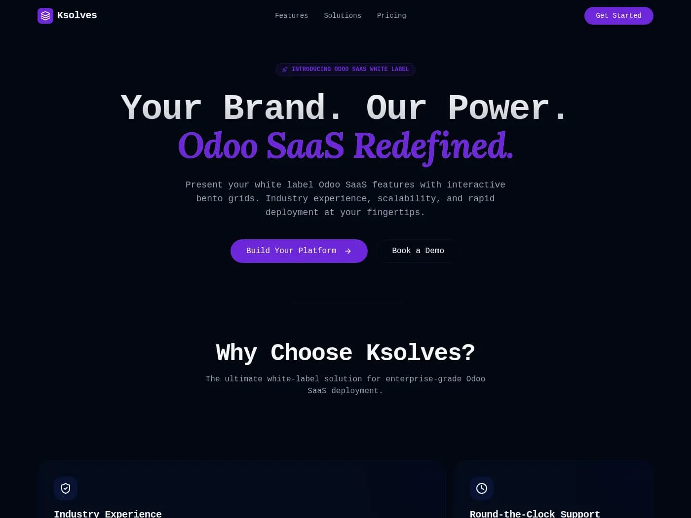 Ksolves Odoo SaaS Bento