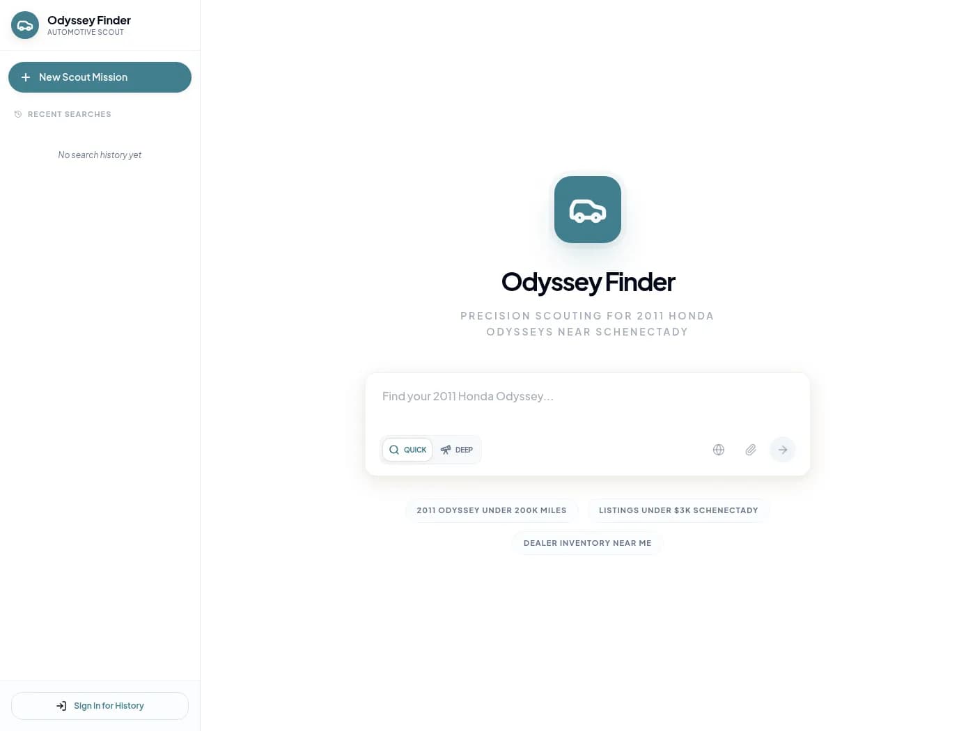 Odyssey Finder