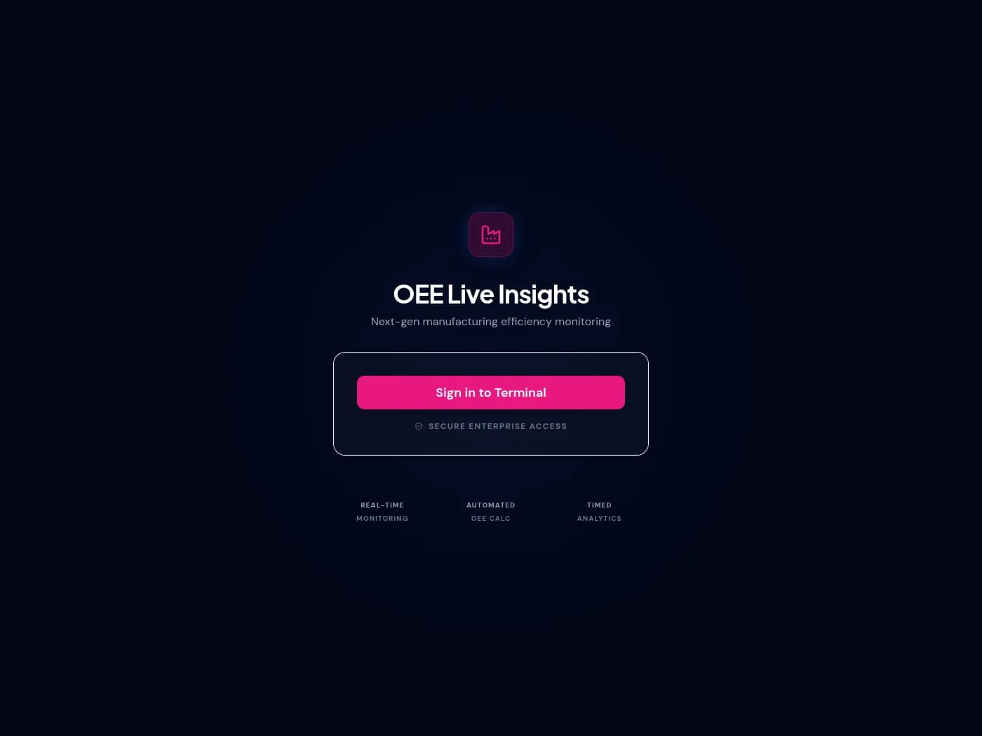 OEE Live Insights