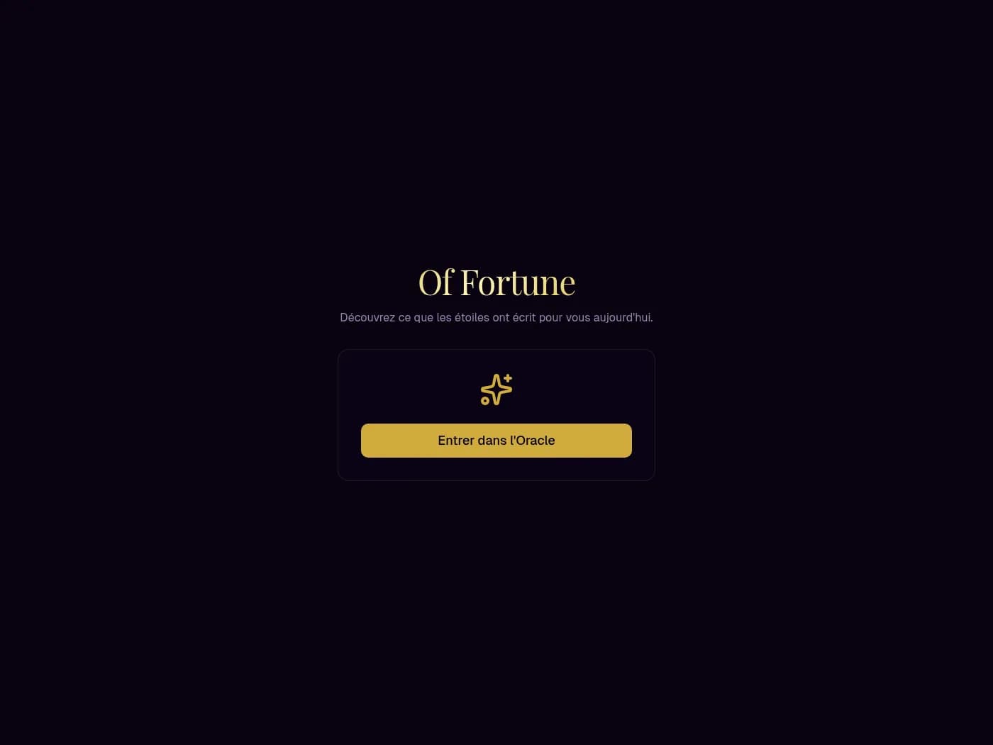 Of Fortune