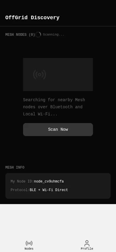 OffGrid Messenger