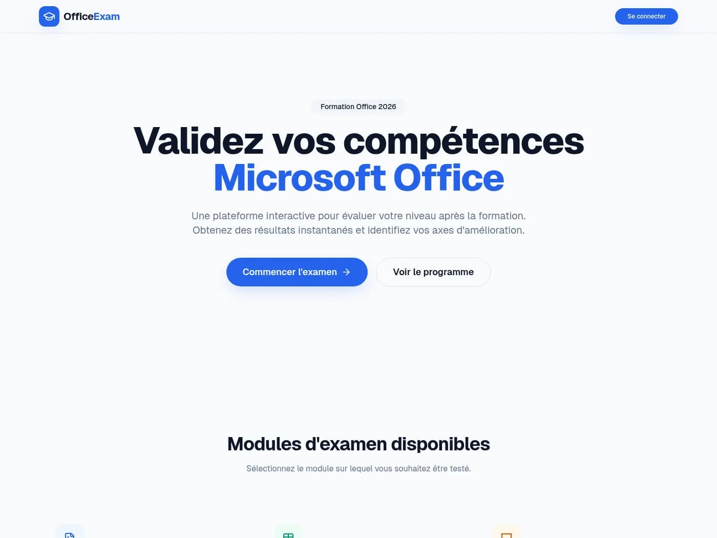 Office Exam App