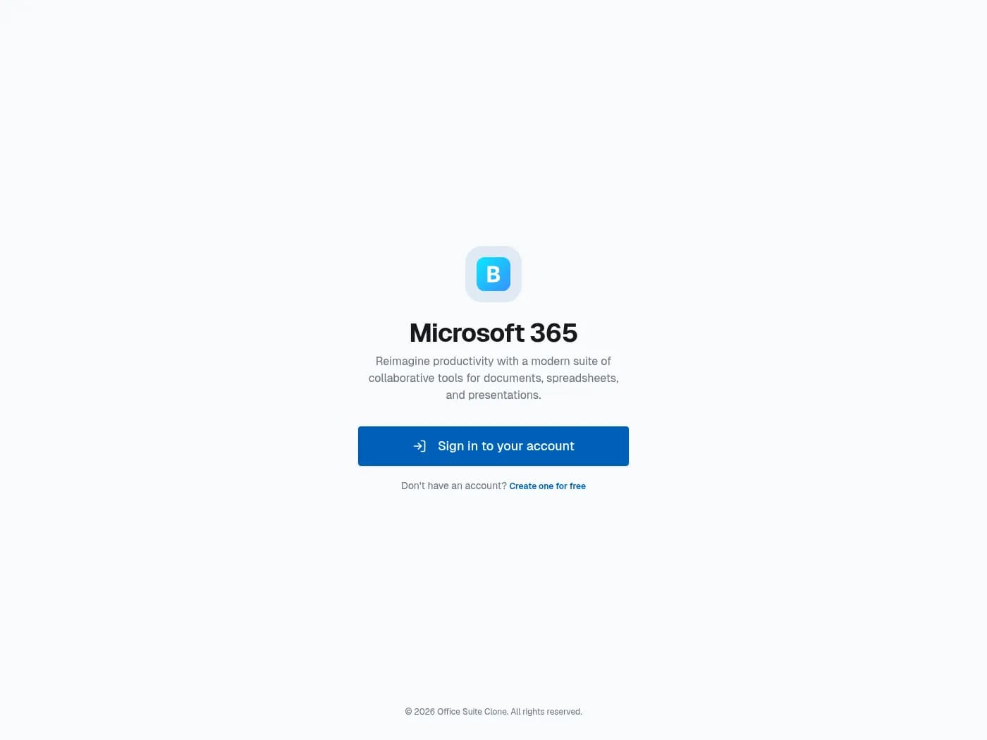 Office Suite Clone