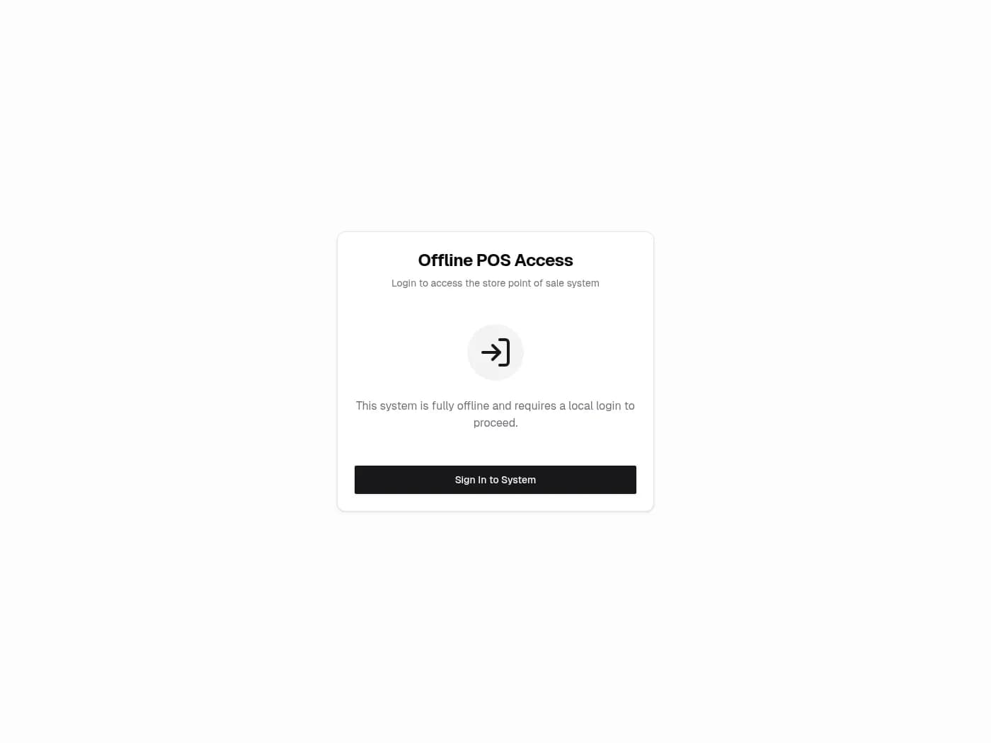 Resellable Offline POS Access