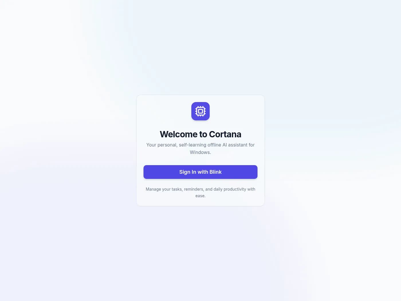 Offline AI Assistant Manager