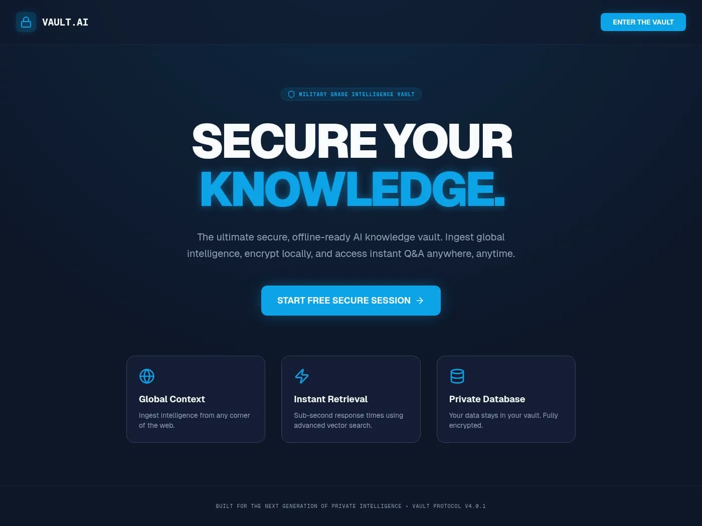 Offline AI Q&A Vault