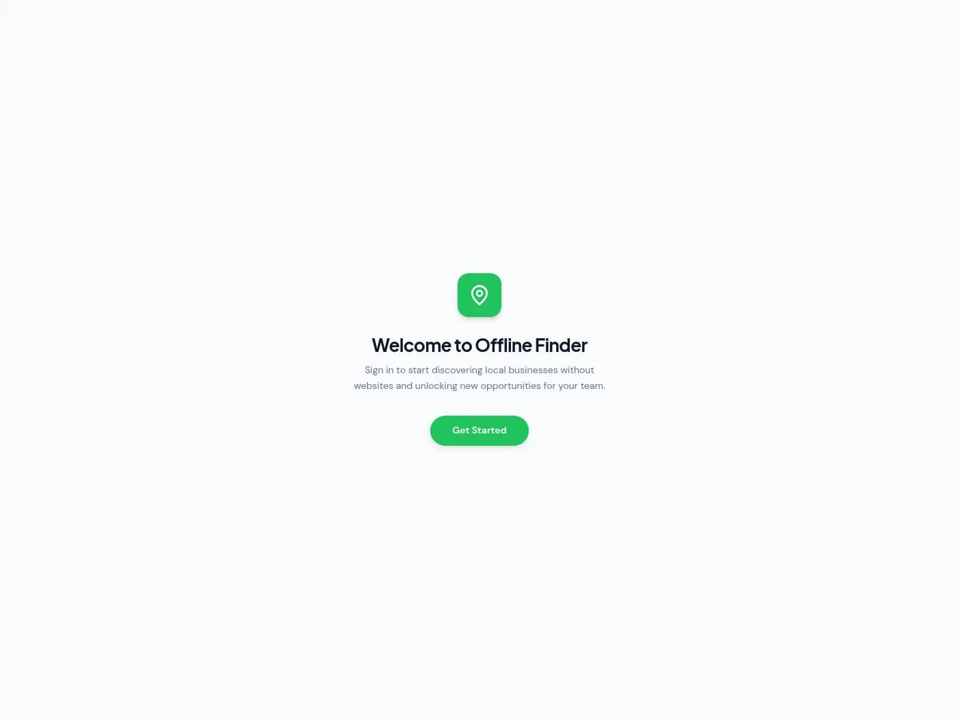 Offline Biz Finder