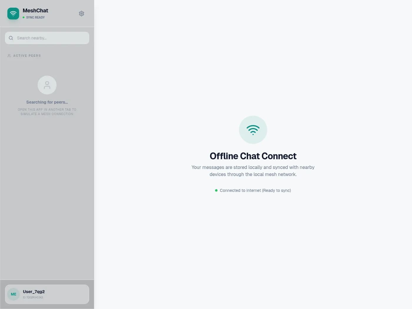 Offline Chat Connect