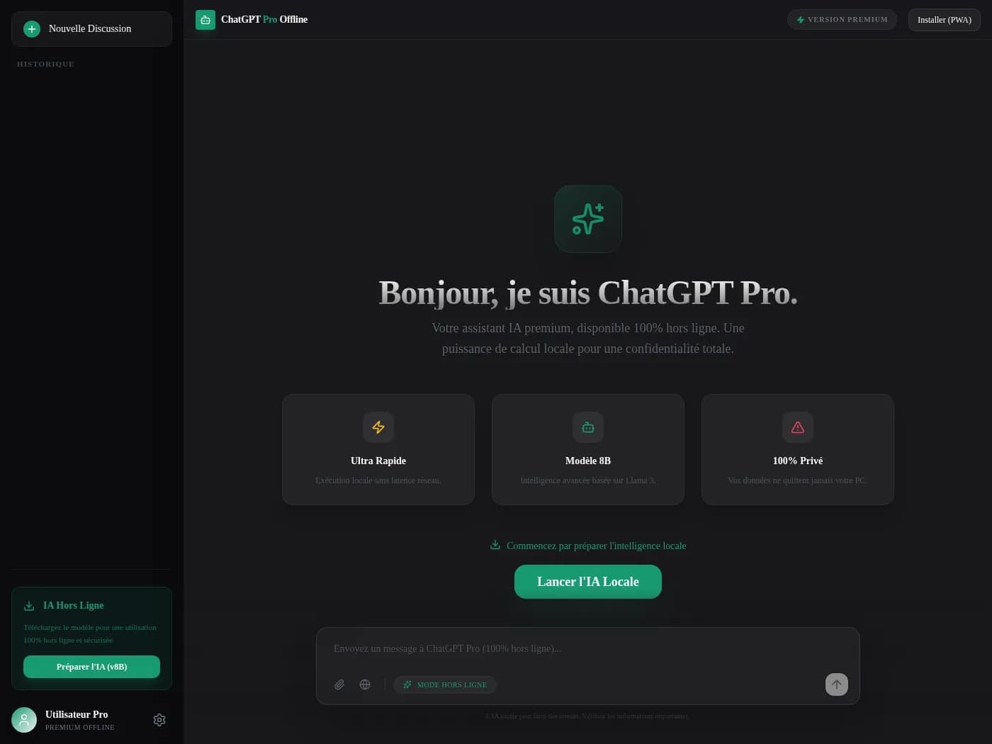 Offline ChatGPT Pro