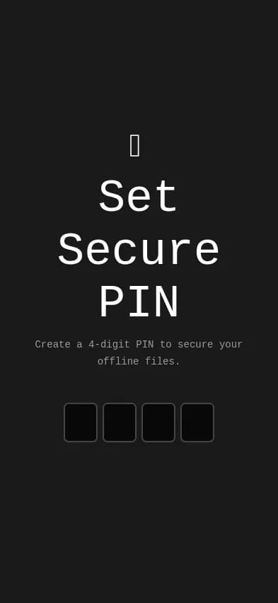 Offline Android File Vault