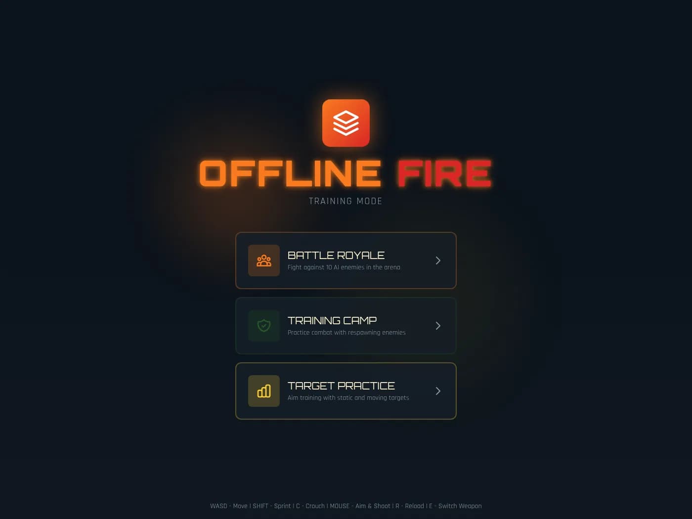 Offline Fire Training