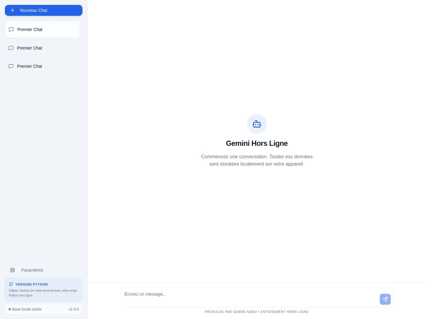 Offline Gemini Assistant