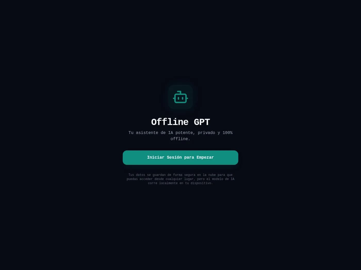 Offline GPT Chat