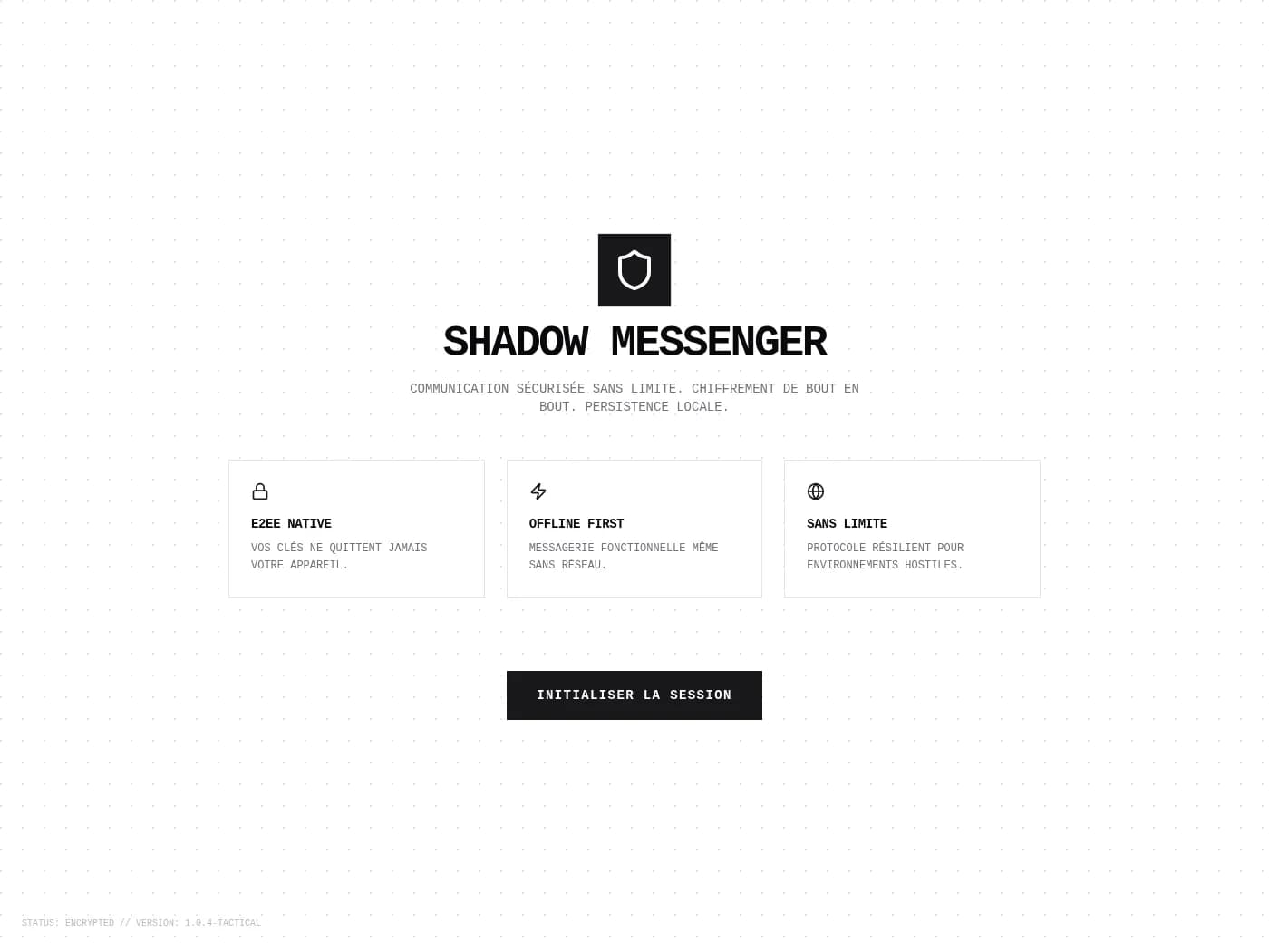 Offline Secure Messenger