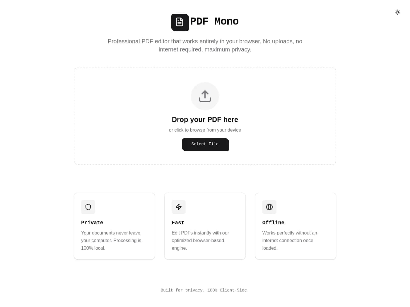 Offline PDF Editor