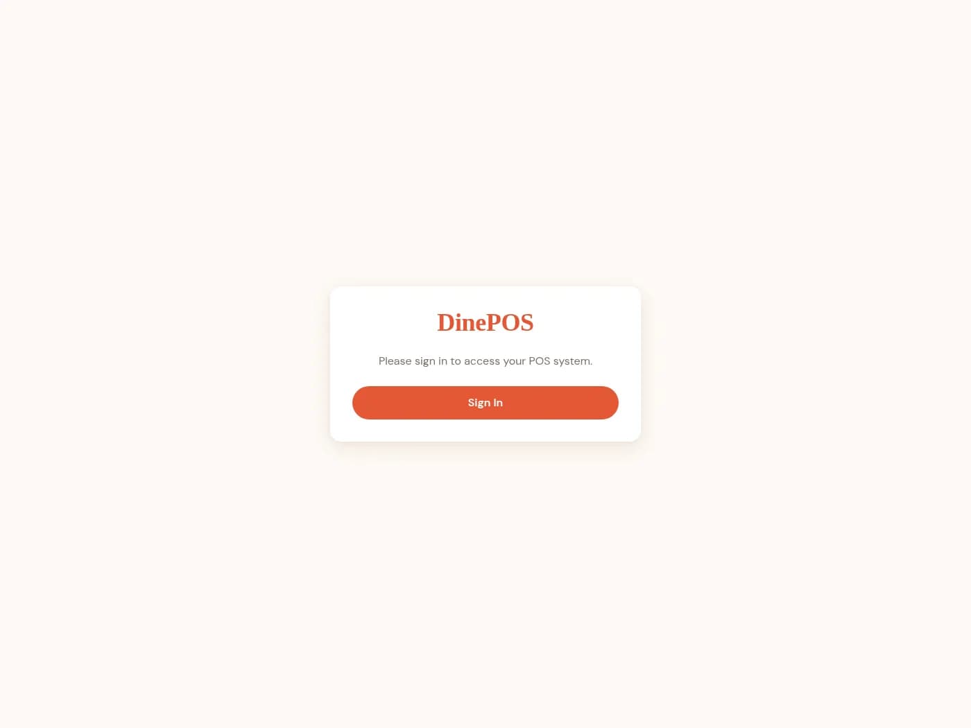 DinePOS Offline Suite