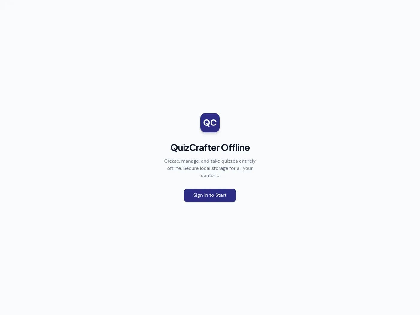 QuizCrafter Offline