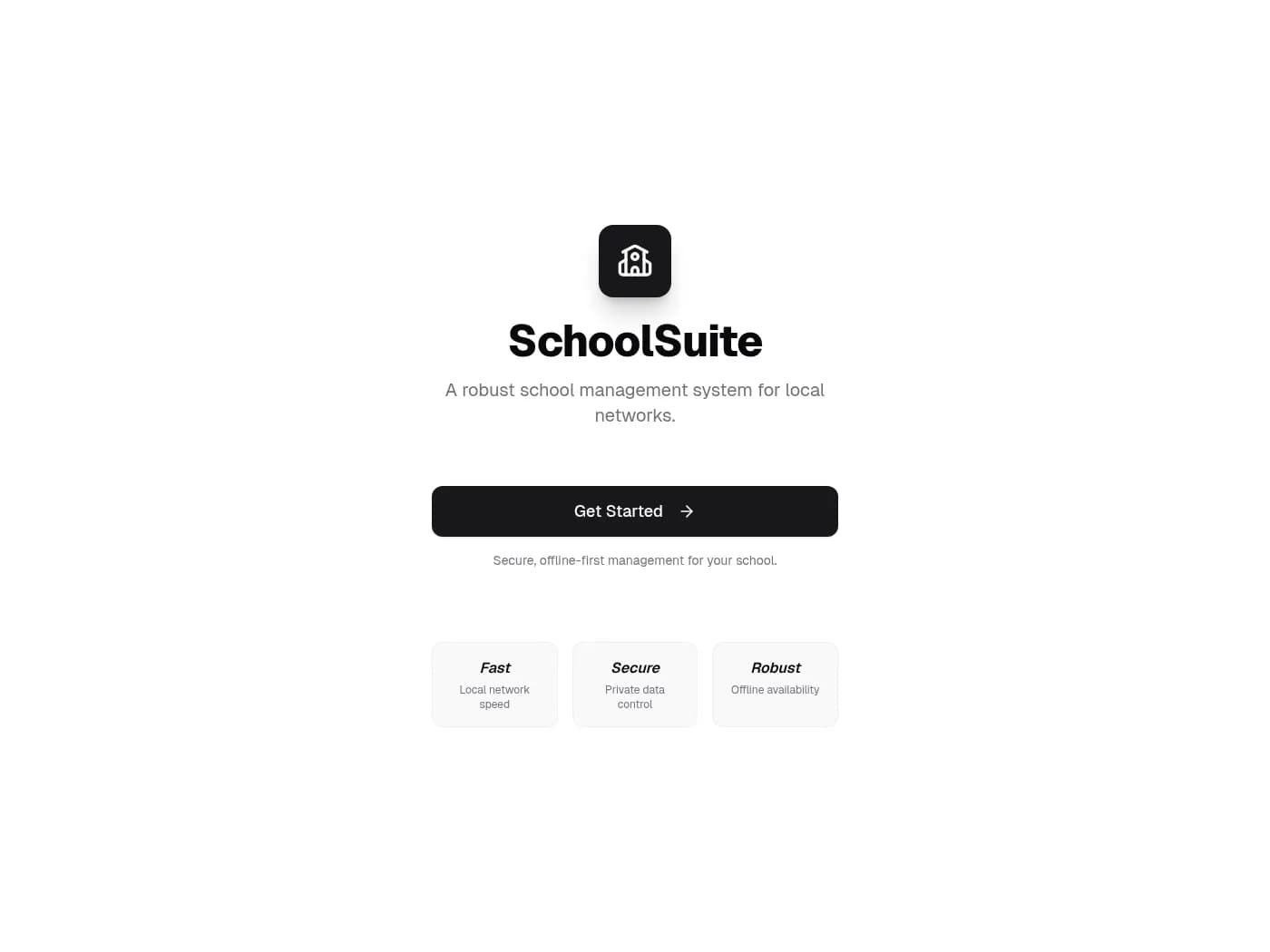 Offline School Suite