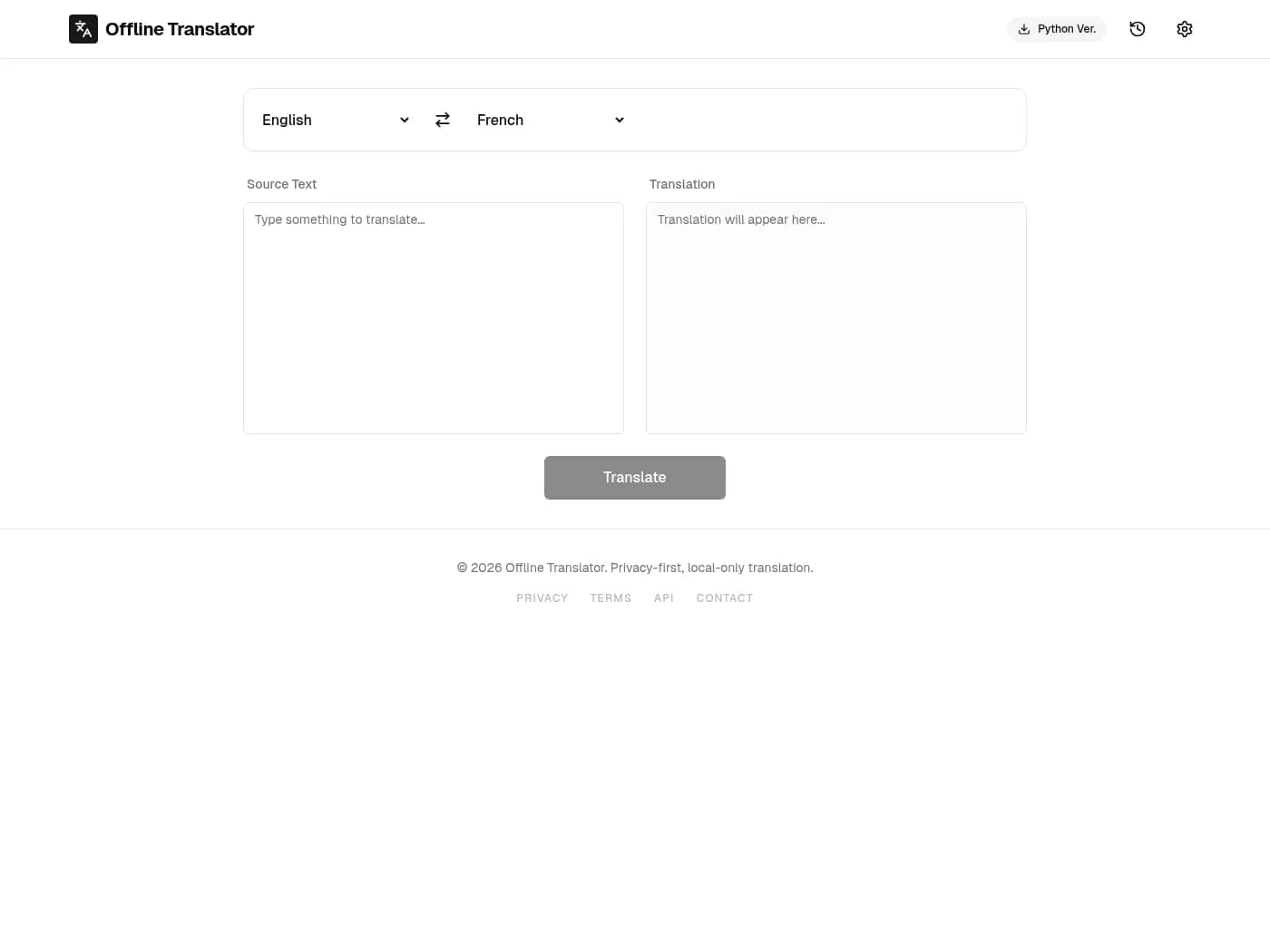 Offline Translator