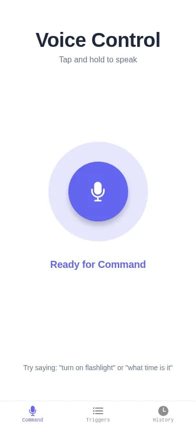 Offline Voice Command App