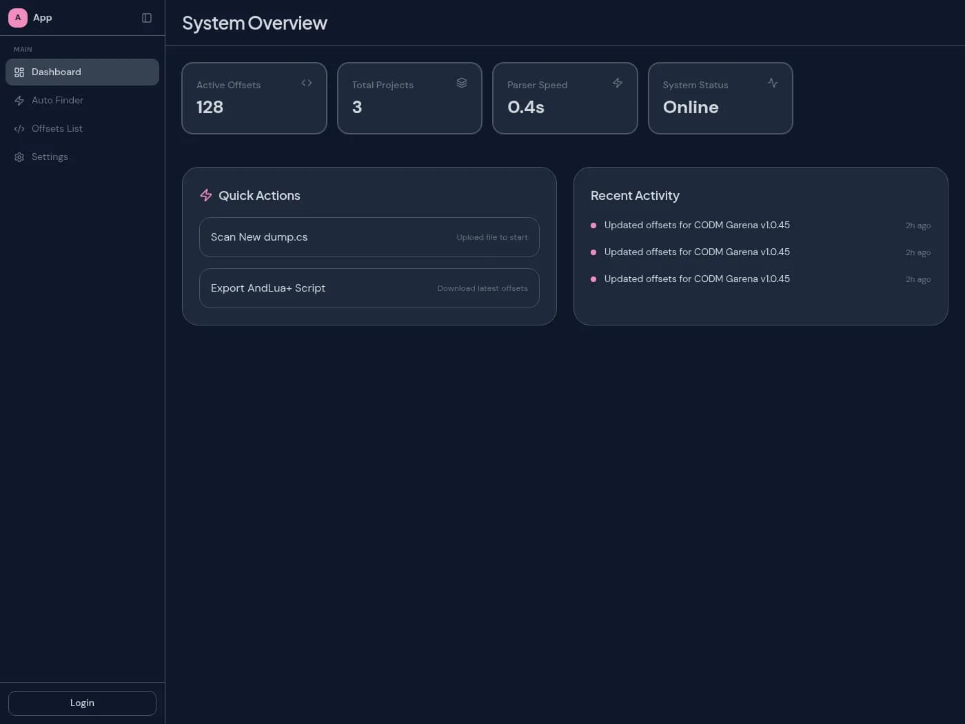 Auto Offset Finder CODM
