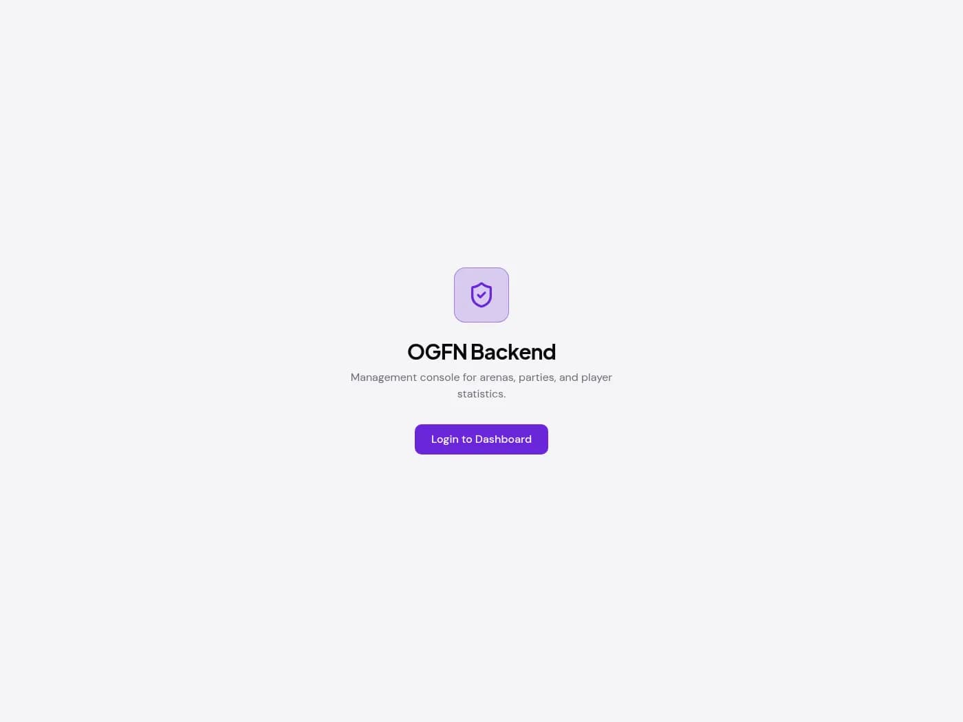 OGFN Game Backend