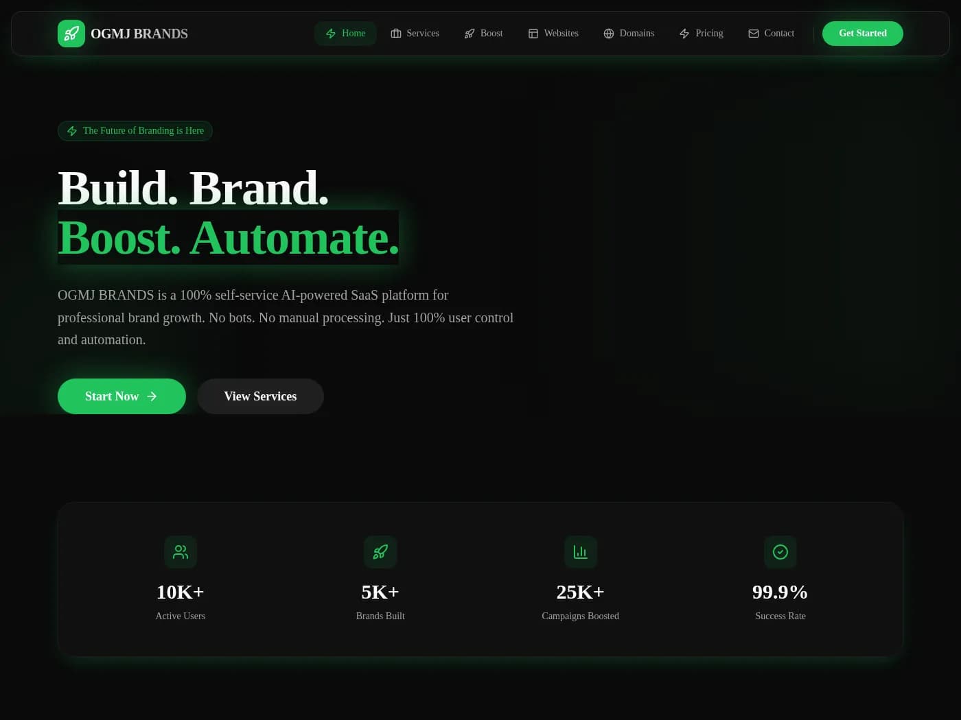 OGMJ Brands Platform