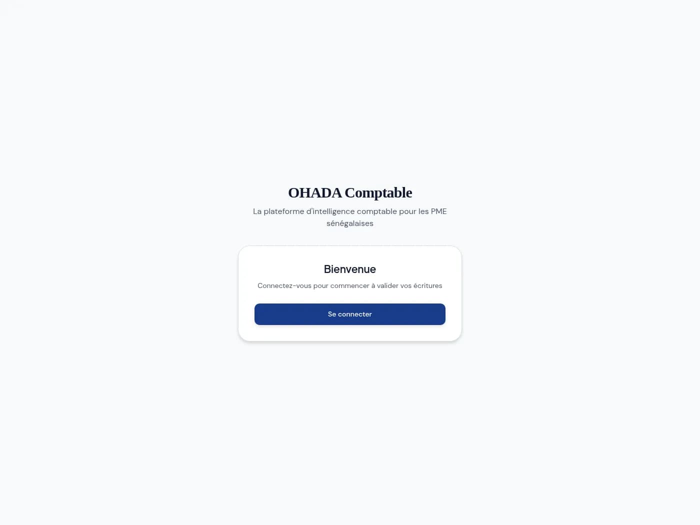 OHADA Comptable Platform