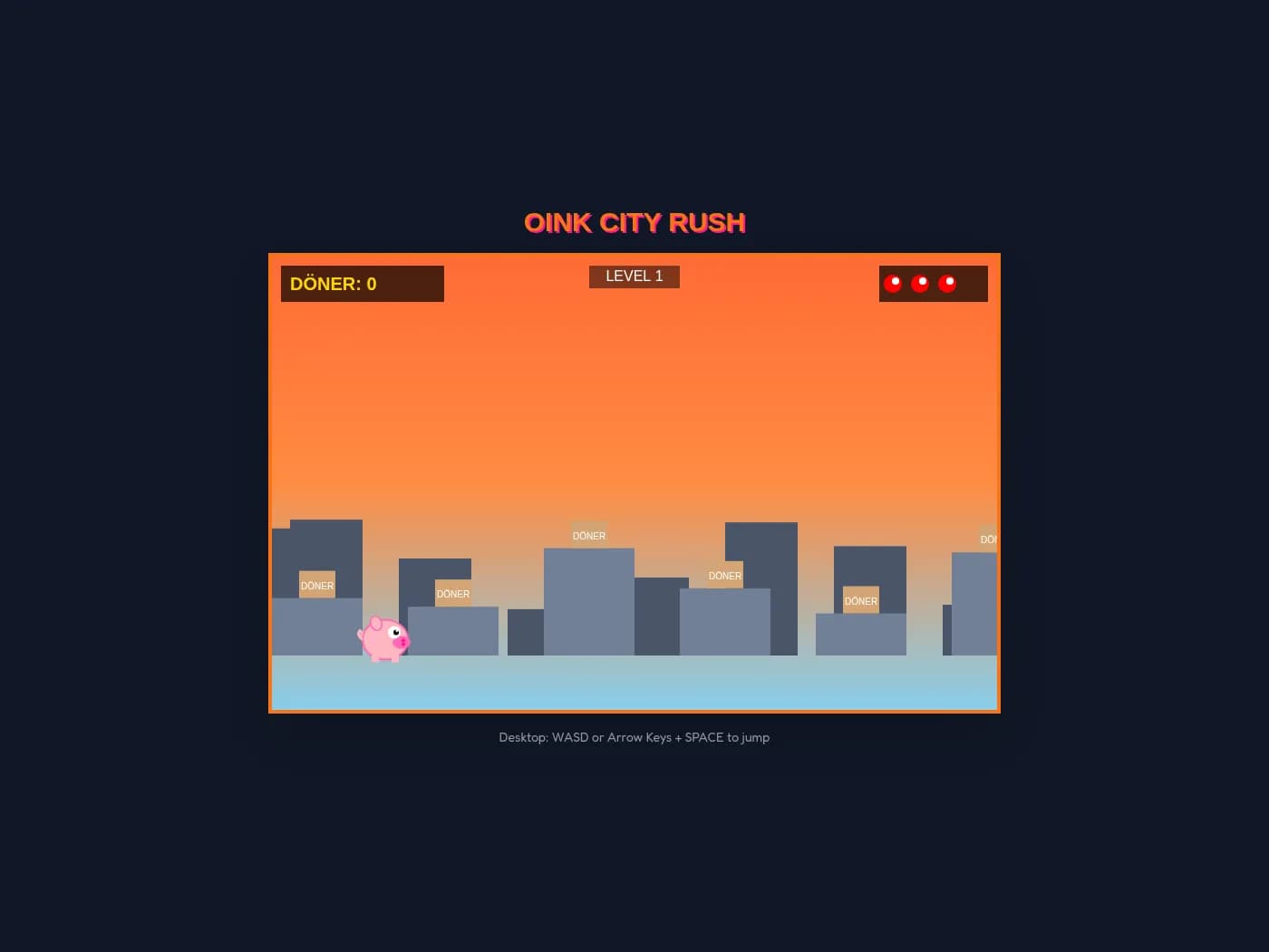 Oink City Rush
