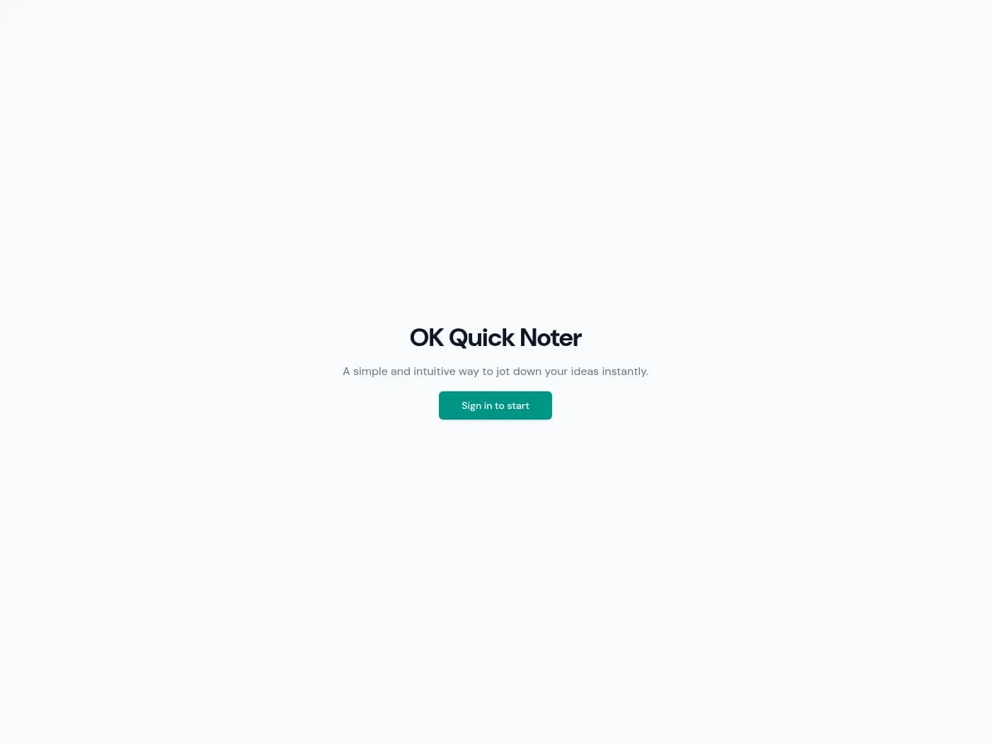 OK Quick Noter