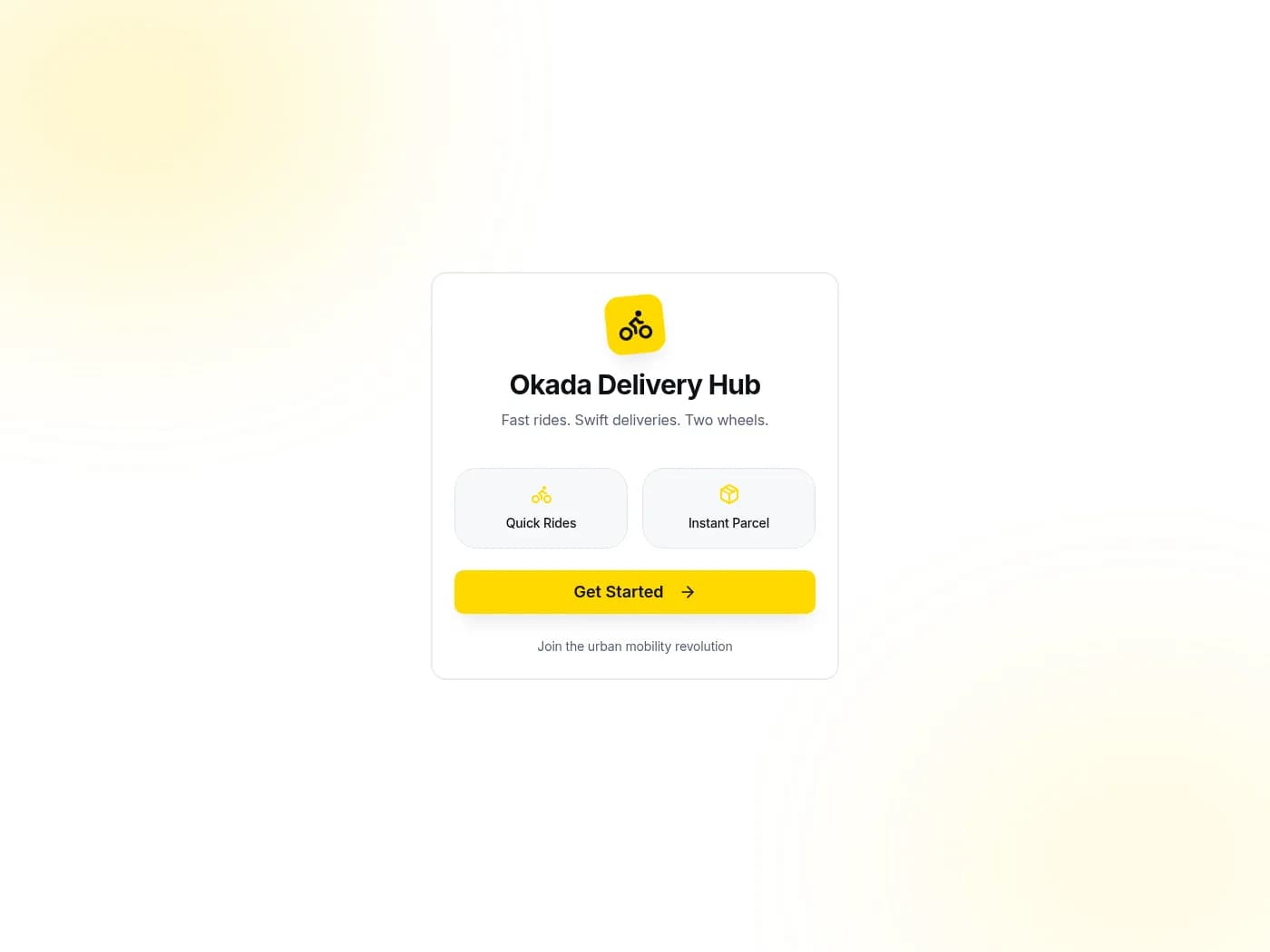 Okada Delivery Hub