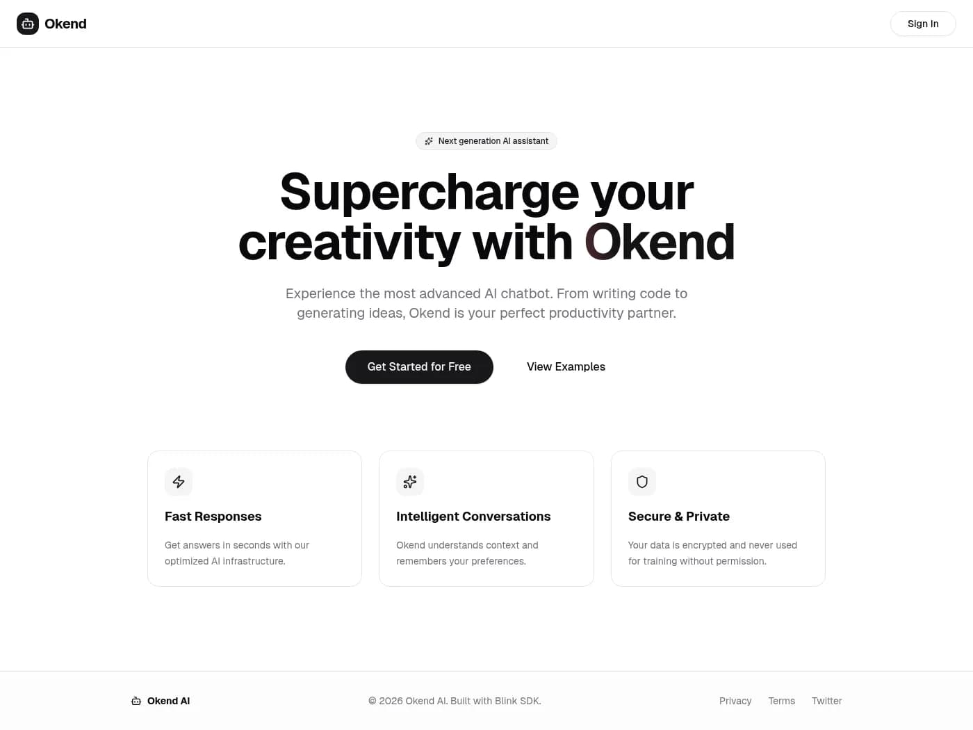 Okend AI Assistant