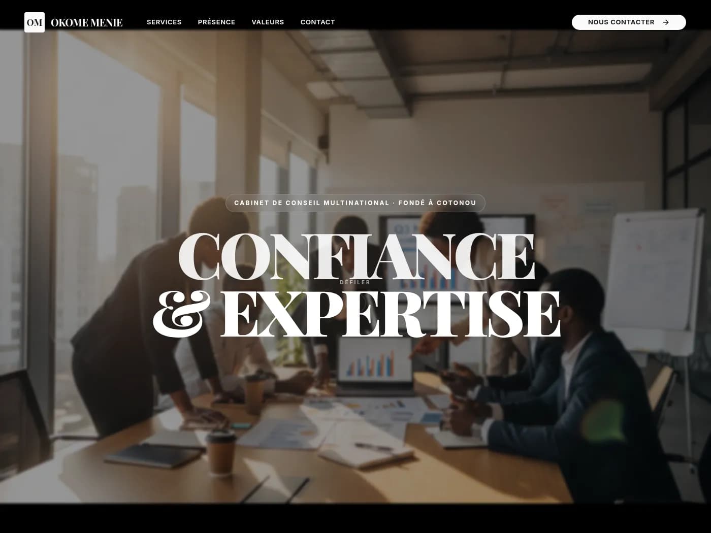 OKOME MENIE Website