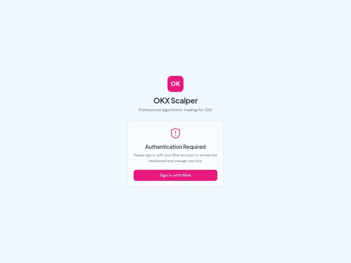 OKX Scalper Dashboard