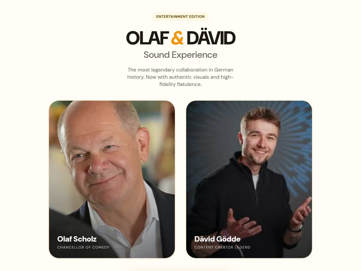 Olaf & David Sound Fun
