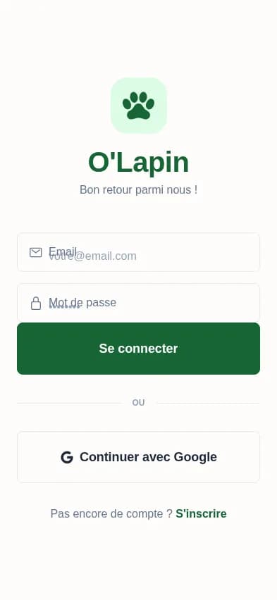 O'Lapin Delivery App