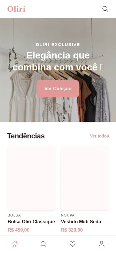Oliri Fashion Boutique App