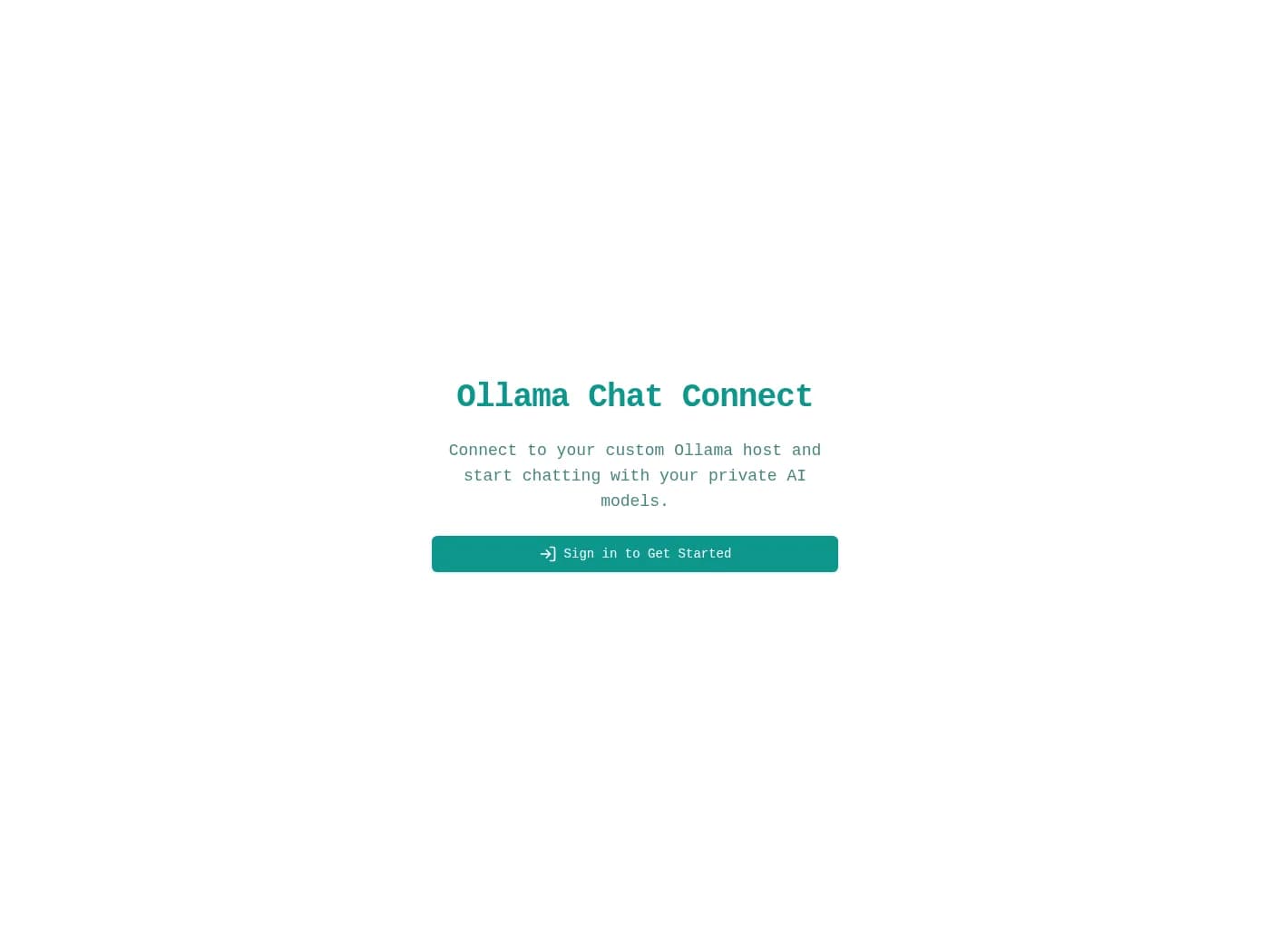 Ollama Chat Connect