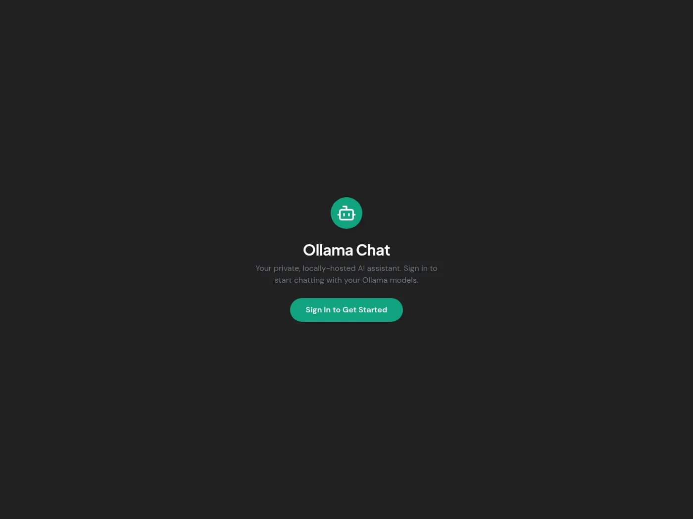 Ollama GPT Chat Clone