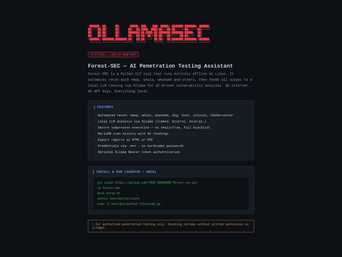 OllamaSec CLI