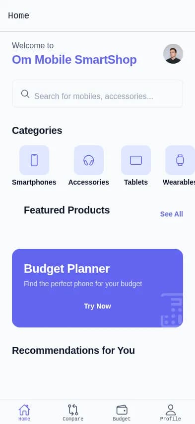Om Mobile SmartShop